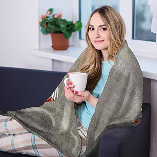 Grunge American Flag of Game Console Prints Soft Warm Cozy Blanket Throw for Bed Couch Sofa Picnic Camping Beach, 150×100cm
