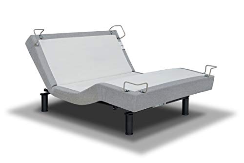 iDealBed Luxe Series Hybrid iQ5 Mattress with Reverie 5D Adjustable Bed Set, Massage, Zero Gravity, Pressure Relief Sleep System (Luxury Plush (Medium Soft Feel), Queen)