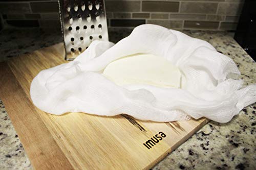 IMUSA USA Cheesecloth 74" X 18", Large, White