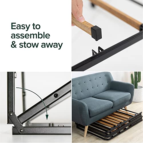 ZINUS SmartBase Essential Mattress Foundation with Bamboo Slats, Metal Platform Bed Frame, Sustainable Bamboo Slat Support, No Box Spring Needed, Easy Assembly, Full