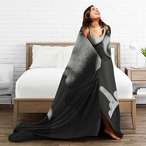 GingerDHallberg Throw Blanket Louis Singer Tomlinson Lightweight Flannel Blanket Air Conditioning Blankets for All Season 60"x50"