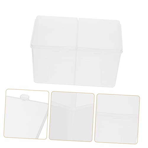 FOMIYES 3pcs Nail Towel Storage Box Drawer Organizer for Makeup Desk Dispenser Desktop Stationery Box Cotton Swab Container Makeup Brush Holder Makeup Cotton Pad Organizer Cotton Pad Box