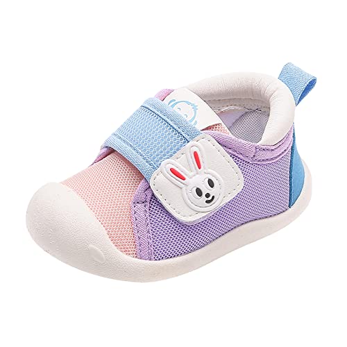 Lykmera Sports Walking Shoes for Baby Boy Girl Infant Non Slip First Walkers Running Shoes Kids Motion Sports Sneaker Shoes (Purple, 3.5-4Years)