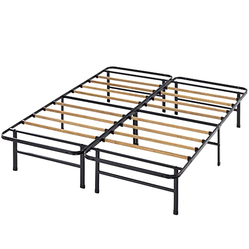 ZINUS SmartBase Essential Mattress Foundation with Bamboo Slats, Metal Platform Bed Frame, Sustainable Bamboo Slat Support, No Box Spring Needed, Easy Assembly, Full