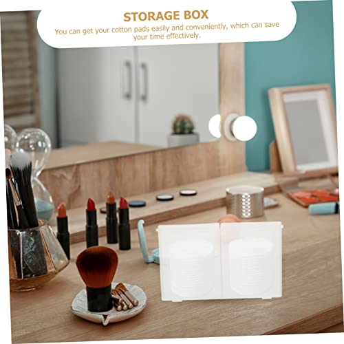 FOMIYES 3pcs Nail Towel Storage Box Drawer Organizer for Makeup Desk Dispenser Desktop Stationery Box Cotton Swab Container Makeup Brush Holder Makeup Cotton Pad Organizer Cotton Pad Box