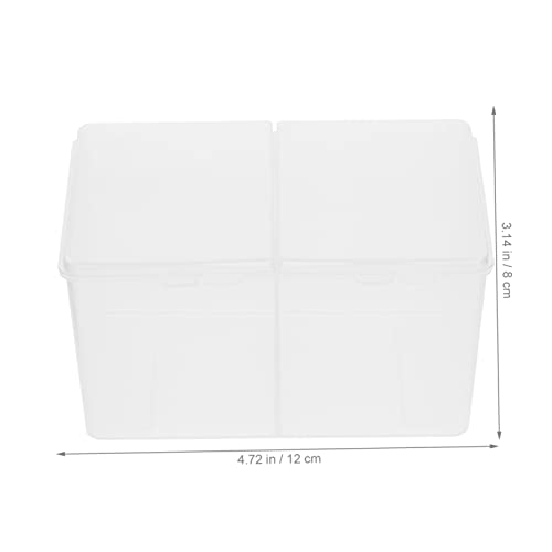 FOMIYES 3pcs Nail Towel Storage Box Drawer Organizer for Makeup Desk Dispenser Desktop Stationery Box Cotton Swab Container Makeup Brush Holder Makeup Cotton Pad Organizer Cotton Pad Box