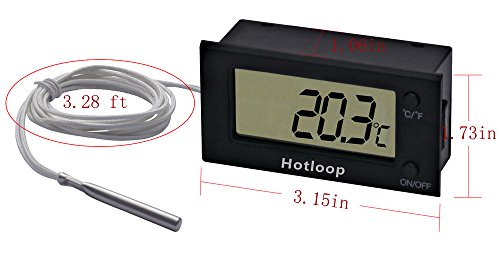 Hotloop Digital Oven Thermometer Heat Resistant up to 572°F/300°C