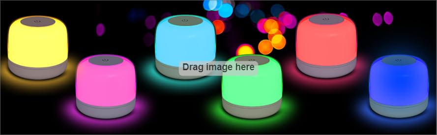 BEYONDOP Night Light, Touch Bedside Table Lamp for Bedrooms, Rechargeable Dimmable Small LED Lamp with RGB Lights, Smart Nightstand Lamp for Living Room Home Gifts