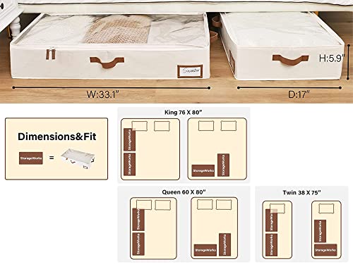 StorageWorks Medium Underbed Storage Box and Large Underbed Storage Box