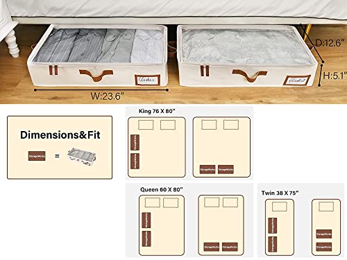 StorageWorks Medium Underbed Storage Box and Large Underbed Storage Box