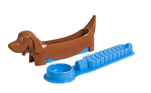 Evriholder, Hot Dog Holder and Slicer Snacks, Fun Lunches for Kids, Colors May Vary-Blue or Green, Standard