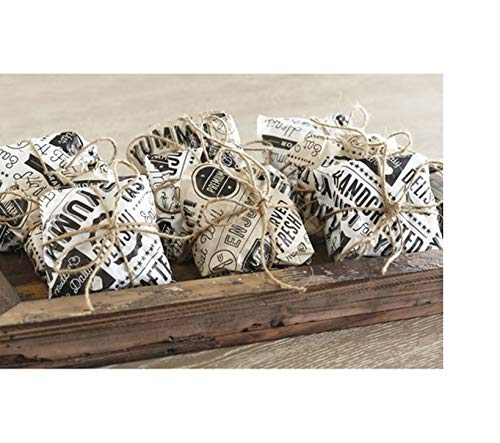 G.E.T. P-GT-1212-W 12" x 12" White Food Word Text Grease-Resistant Food-Safe Wrap Paper, Deli Wrap, Clipper Mill (1000 Pieces)