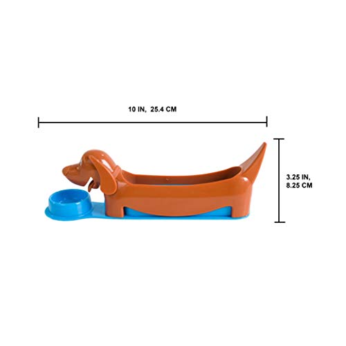 Evriholder, Hot Dog Holder and Slicer Snacks, Fun Lunches for Kids, Colors May Vary-Blue or Green, Standard