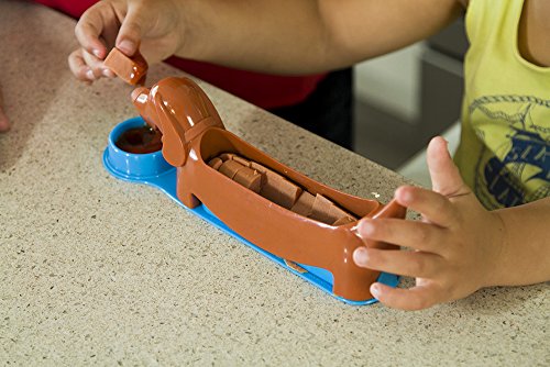 Evriholder, Hot Dog Holder and Slicer Snacks, Fun Lunches for Kids, Colors May Vary-Blue or Green, Standard