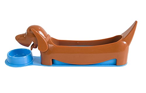 Evriholder, Hot Dog Holder and Slicer Snacks, Fun Lunches for Kids, Colors May Vary-Blue or Green, Standard