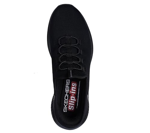 Skechers Men's Ultra Flex 3.0 Right Away Hands Free Slip-in Sneaker Loafer, Black/Black, 11.5