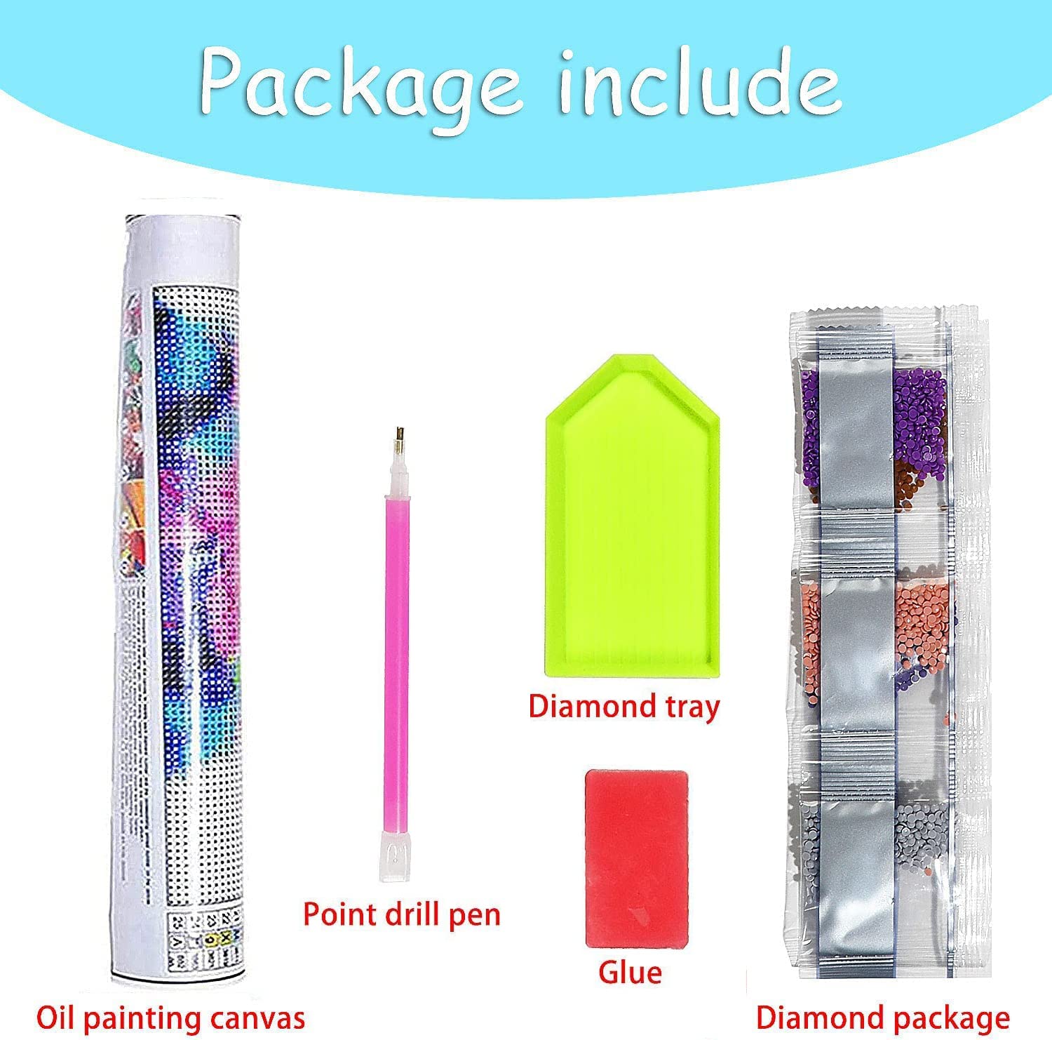 GESOON Christmas Large Diamond Painting Kits for Adults Beginner,5D DIY Diamond Art Paint with Santa and Gift List Round Full Drill for Home Wall Decor Gift 28x16 inch Red