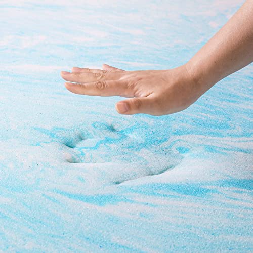 Mattress Topper, 2 Inch Gel Memory Foam Mattress Topper, Queen, CertiPUR-US Certified