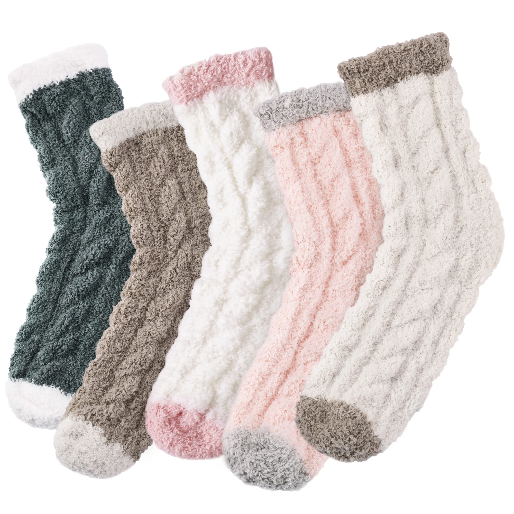 Fuzzy Socks for Women - Womens Fuzzy Socks Fluffy Cozy Socks Warm Socks for Women Slipper Socks Soft Comfy Sleeping Socks Gift for Women