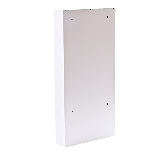 LUOSHALIYA 3 Drawer Shoe Storage Cabinet Wall-Mounted and No-Assembly Shoe Cabinet Holds 9 Shoes, Storage Shoe Rack for Entryway Hallway and Corridor(White)