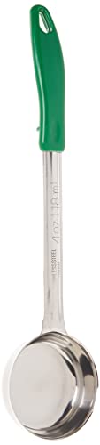 Winco Solid Food Portioner, 4-Ounce, Medium, Stainless Steel, Green