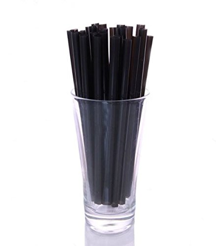 BarConicÂź 6" Straws - Black
