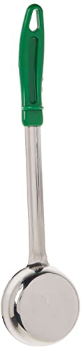 Winco Solid Food Portioner, 4-Ounce, Medium, Stainless Steel, Green