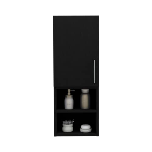 Cairo Medicine Single Door Cabinet, Two External Shelves, Two Interior Shelves