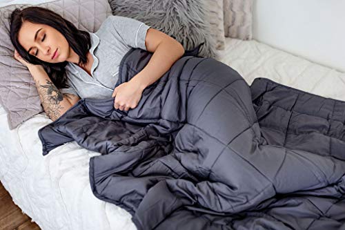 Earth's Pearl 15 lbs Premium Quality Year Round Comfort β Cooling Weighted Blanket | 48 x 72 inches | Perfect for Adults, Big Kids and Teens