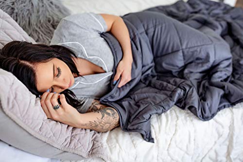 Earth's Pearl 15 lbs Premium Quality Year Round Comfort β Cooling Weighted Blanket | 48 x 72 inches | Perfect for Adults, Big Kids and Teens
