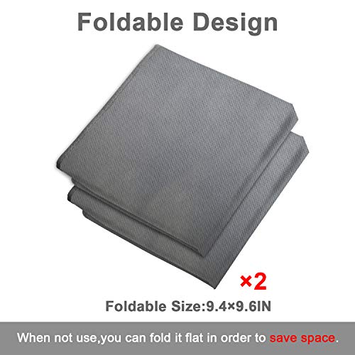Under the Bed Storage Bags Container,Foldable Large Capacity Underbed Bins Organizer with 4 Strong Handles,2 Sturdy Zippers and Clear Window for Blanket Comforter Clothing Bedding