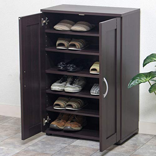 不二貿易(Fujiboeki) Fuji Boeki 86035 Shoe Box, Entryway Storage, 6 Tiers, Width 23.6 inches (60 cm), Brown