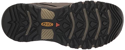 KEEN Women's Targhee Vent Low Height Breathable Hiking Shoes, Timberwolf/Sea Moss, 6.5