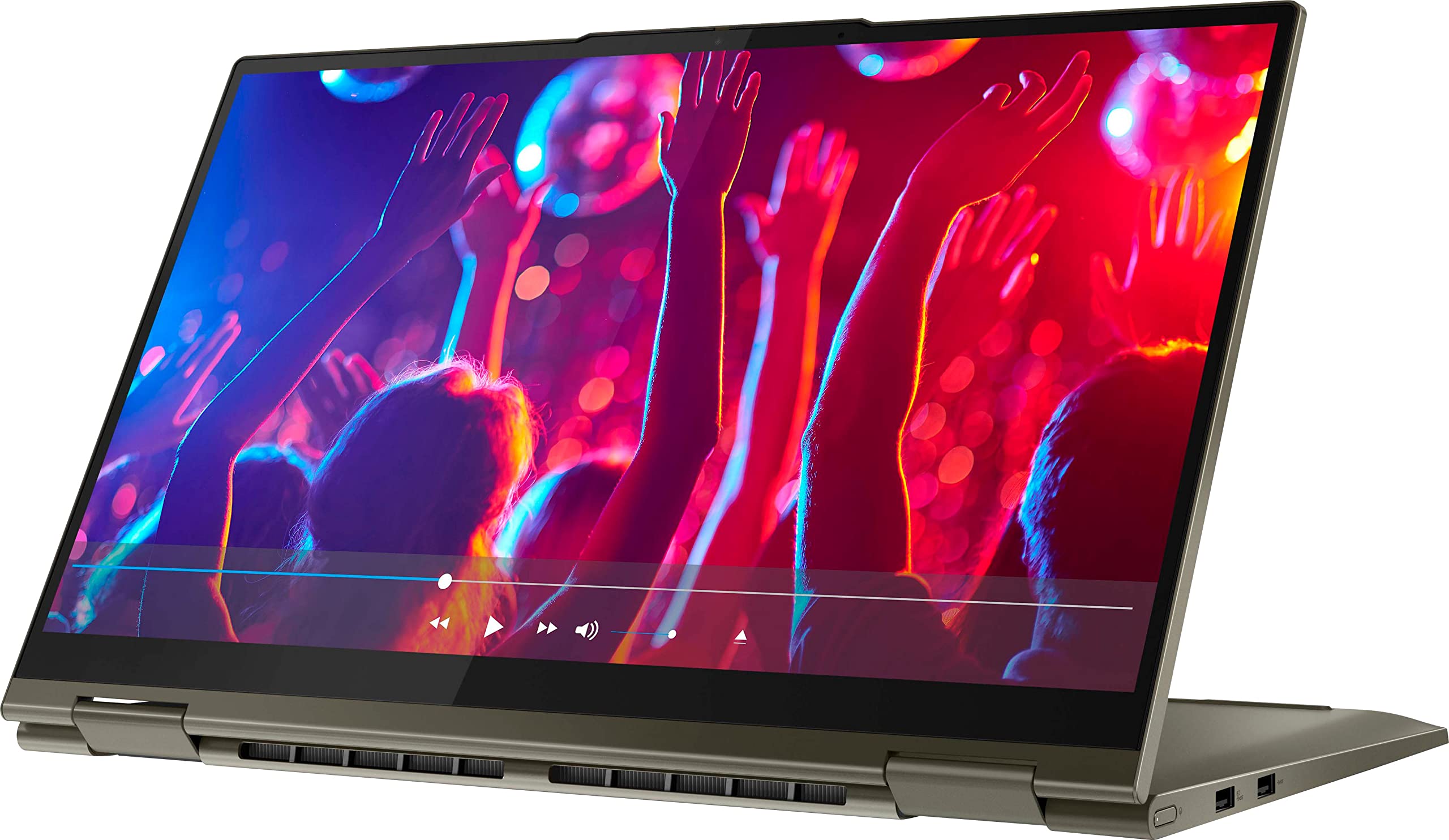Lenovo 2023 Yoga 7i 15" FHD IPS Touchscreen 300nits 2-in-1 Laptop Intel Evo 4-Core i7-1165G7 Iris Xe Graphics 12GB RAM 512GB NVMe SSD WiFi AX Thunderbolt4 Fingerprint Backlit Windows 11 Pro w/RE USB