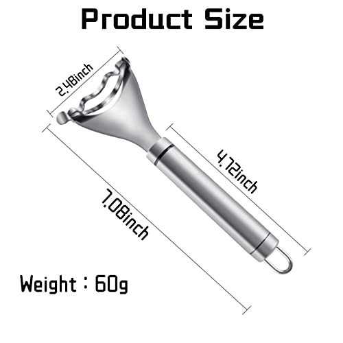2PCS Magic Corn Peeler,Kitchen Gadget,Stainless Steel Corn Thresher with Ergonomic Handle,Corn Stripper Corn Cob Stripper Tool,Thresher Corn Cutter from the Cob