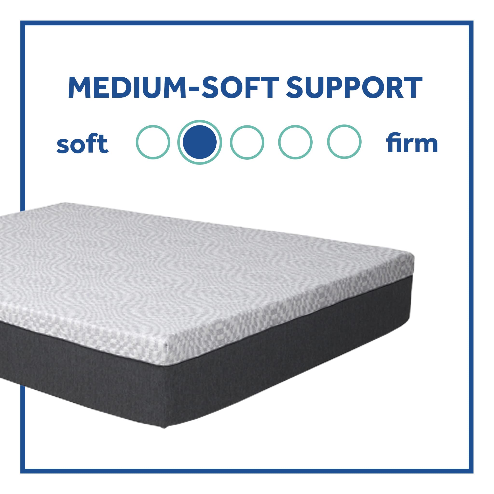 Sealy Essentials 12" Memory Foam Bed in Box, California King, White