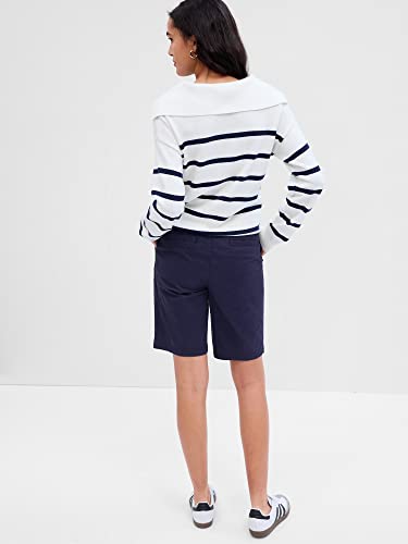 GAP Womens Bermuda Short Tapestry Navy 6