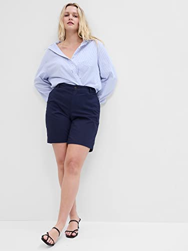 GAP Womens Bermuda Short Tapestry Navy 6
