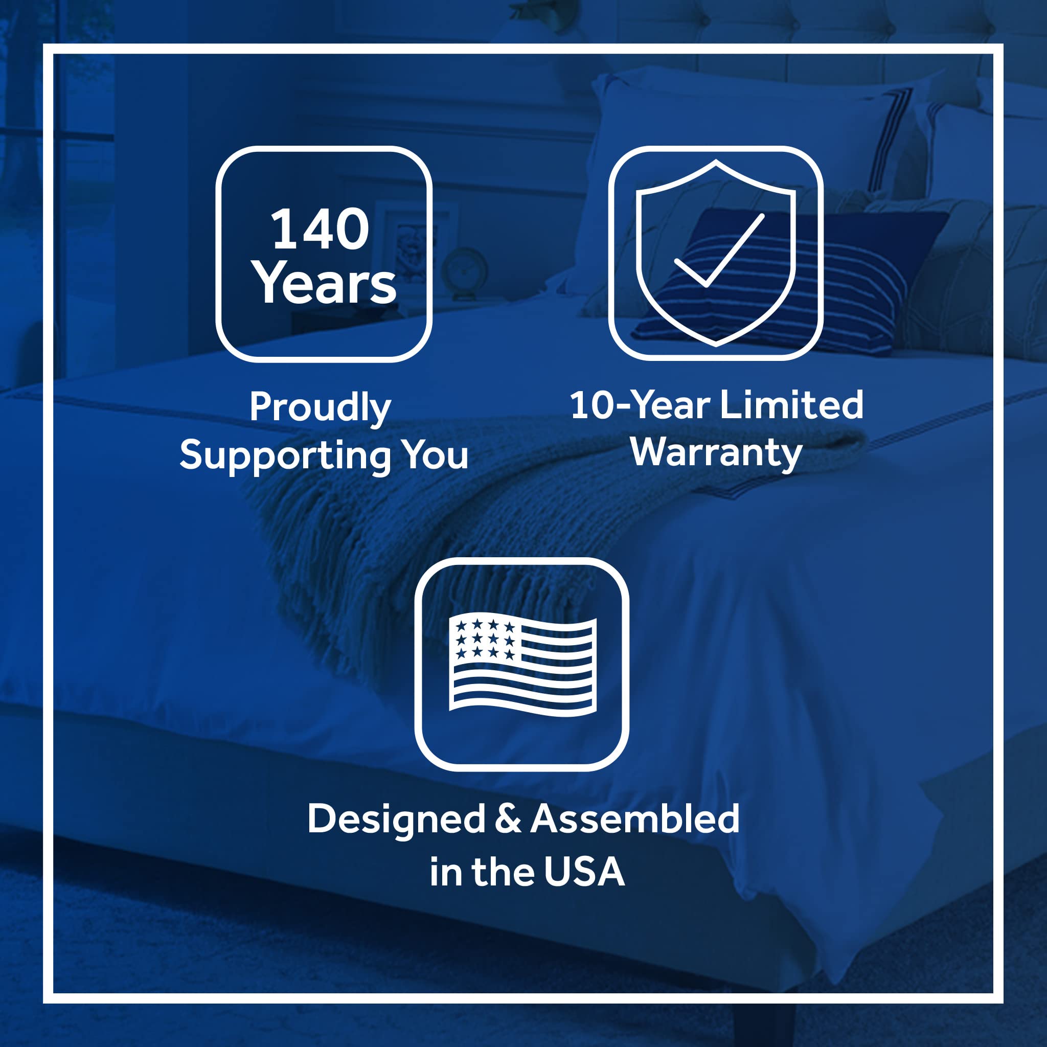 Sealy Essentials 12" Memory Foam Bed in Box, California King, White
