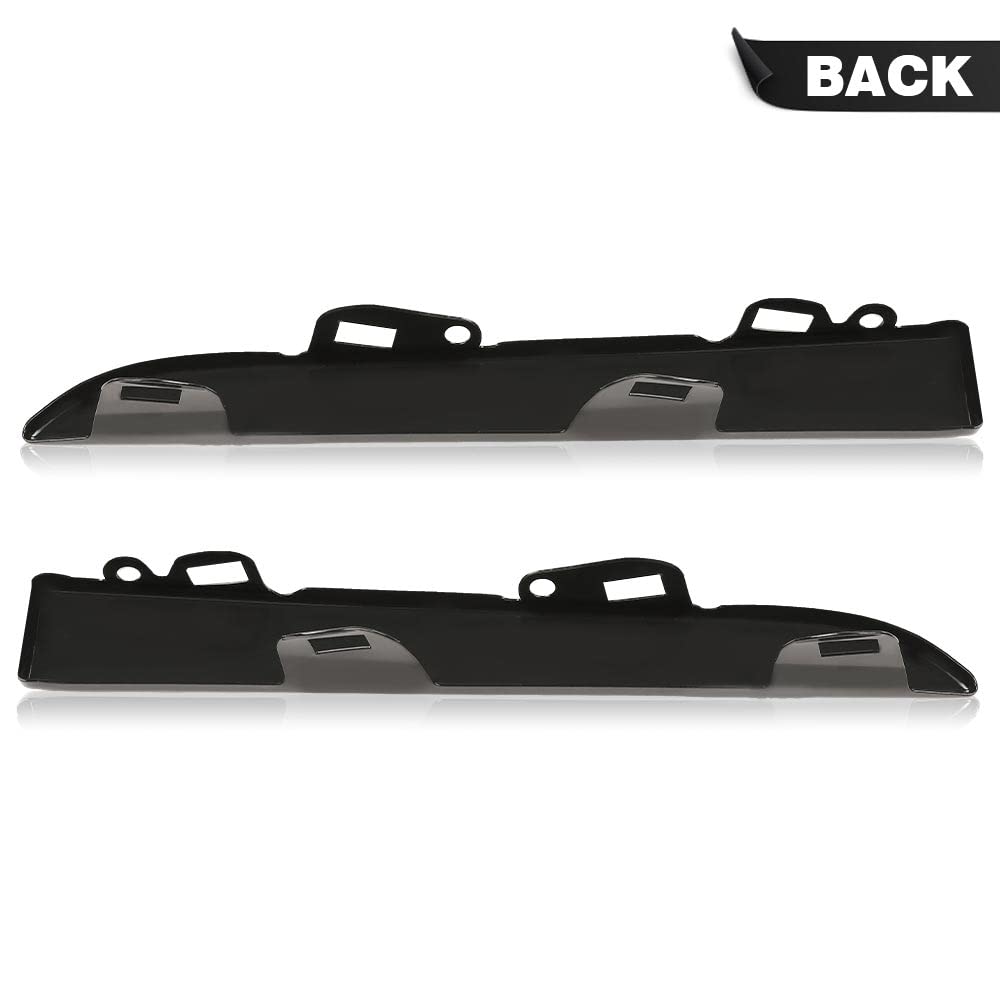 PIT66 Front Bumper Headlight Grille Filler Set, Compatible with 2001-2004 Toyota Tacoma 2WD/4WD #52513-35060