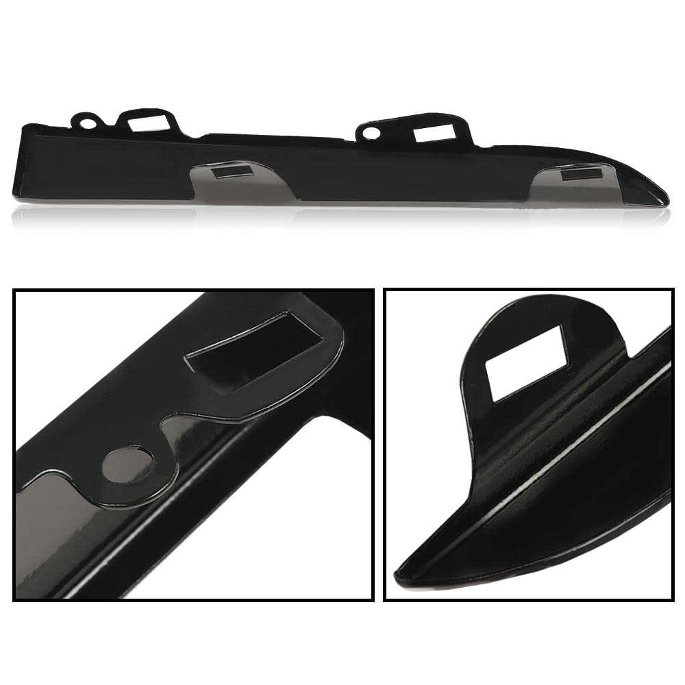 PIT66 Front Bumper Headlight Grille Filler Set, Compatible with 2001-2004 Toyota Tacoma 2WD/4WD #52513-35060
