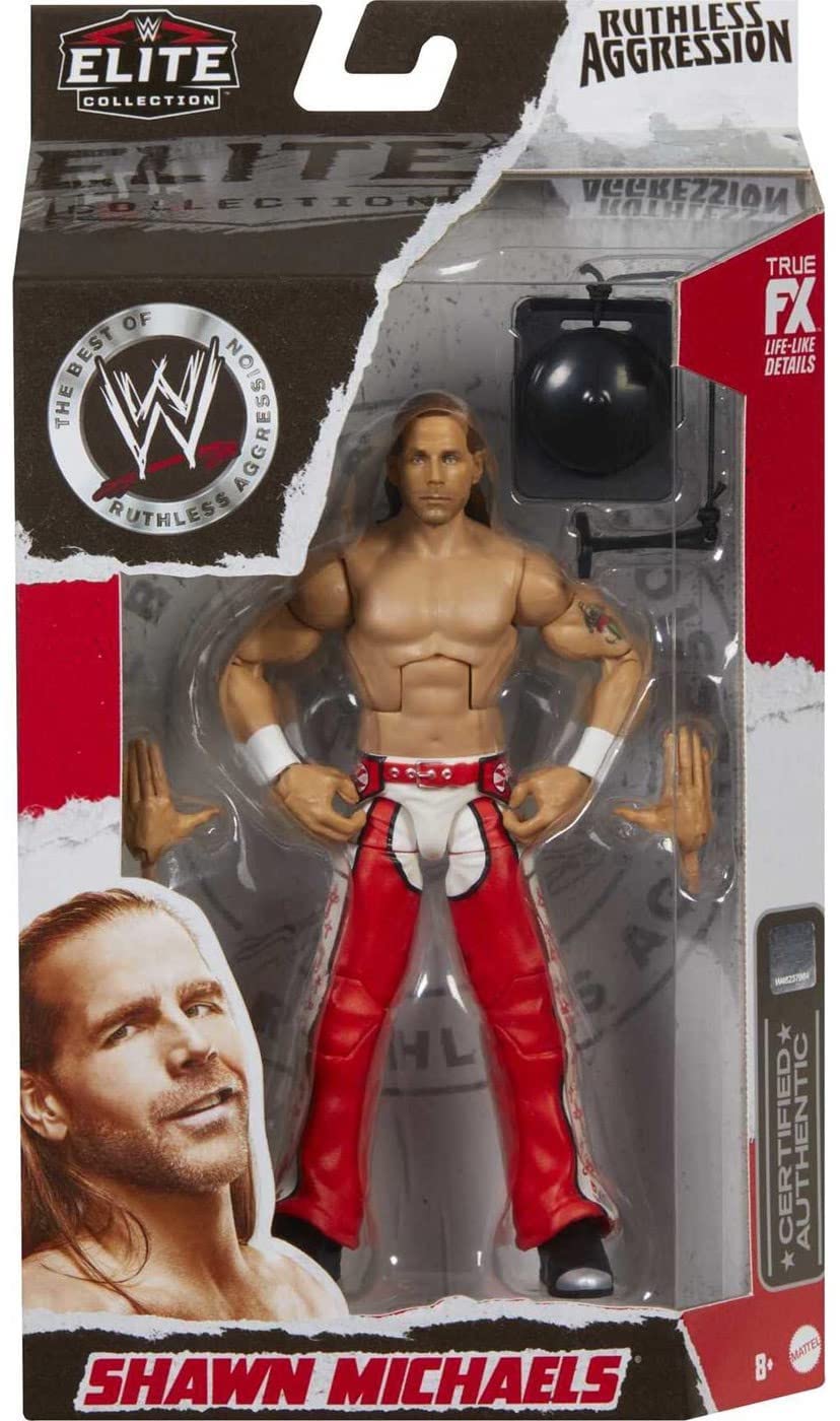 WWE Elite Collection Ruthless Aggression Series Articulated Wrestling Action Figures (Shawn Michaels)