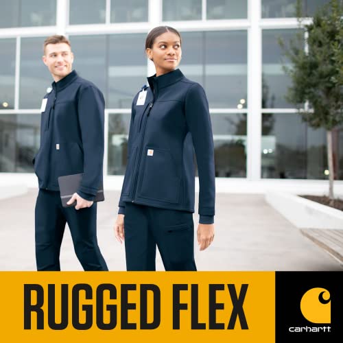 Carhartt Women's Fluid Resistant Fleece Jacket, Navy, S