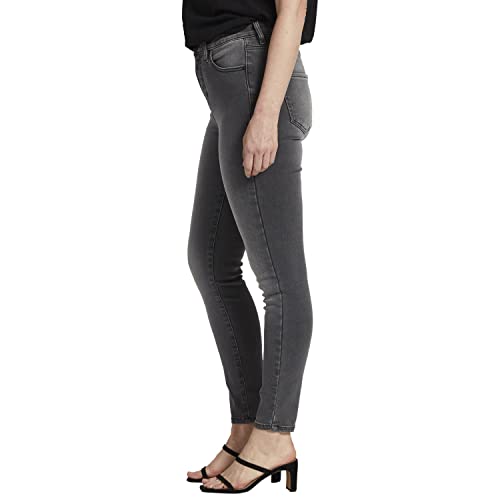 JAG Jeans Women's Viola High Rise Skinny Jeans, Columbia Grey, 12 Petite