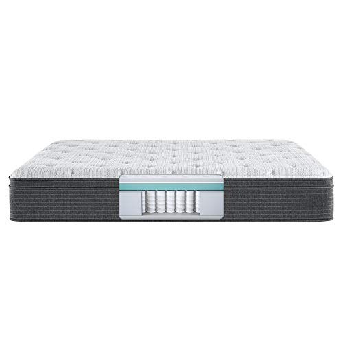 Beautyrest Silver BRS900 13 inch Plush Euro Top Mattress, Queen, Mattress Only