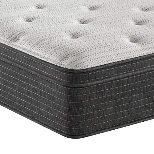 Beautyrest Silver BRS900 13 inch Plush Euro Top Mattress, Queen, Mattress Only