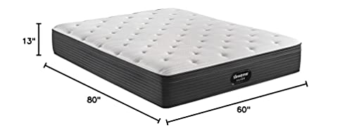 Beautyrest Silver BRS900 13 inch Plush Euro Top Mattress, Queen, Mattress Only