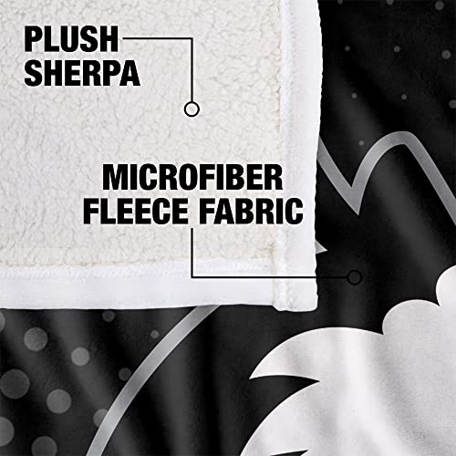 Northern Illinois University Blanket, 50"x60" Logo Dots Silky Touch Sherpa Back Super Soft Throw Blanket