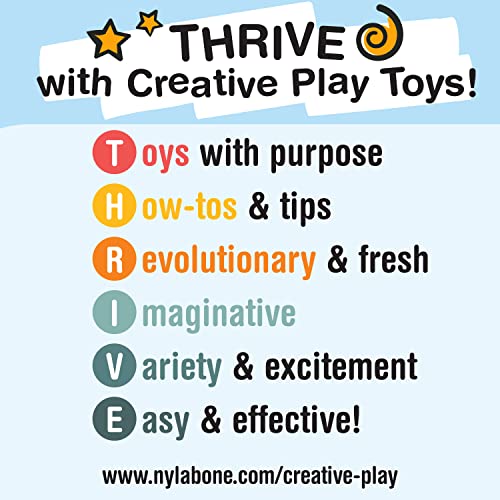 Nylabone Rexii Interactive Dog Toy for Small Dogs – Lightweight Flexible Dog Toy for Creative Play & Dog Exercise