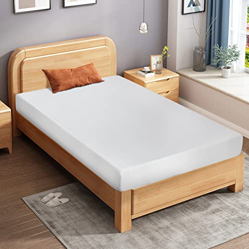 Dkeli Twin Mattress, 6 Inch Gel Memory Foam Mattress for Cool Sleep & Pressure Relief, Medium Firm Single Twin Mattress for Kids, Bed-in-a-Box, CertiPUR-US Certified